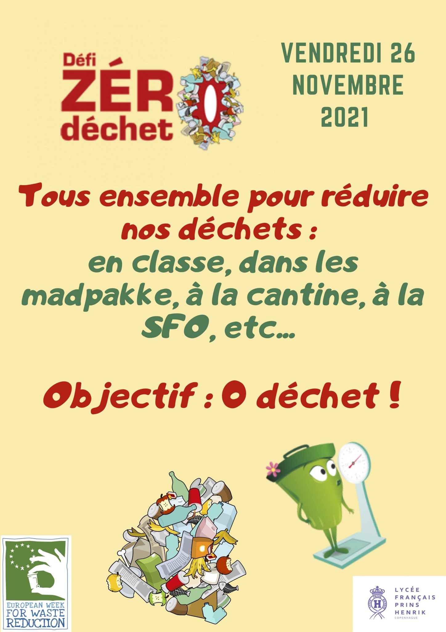 DÉFI ZÉRO DÉCHET - Lycée Francais Prins Henrik
